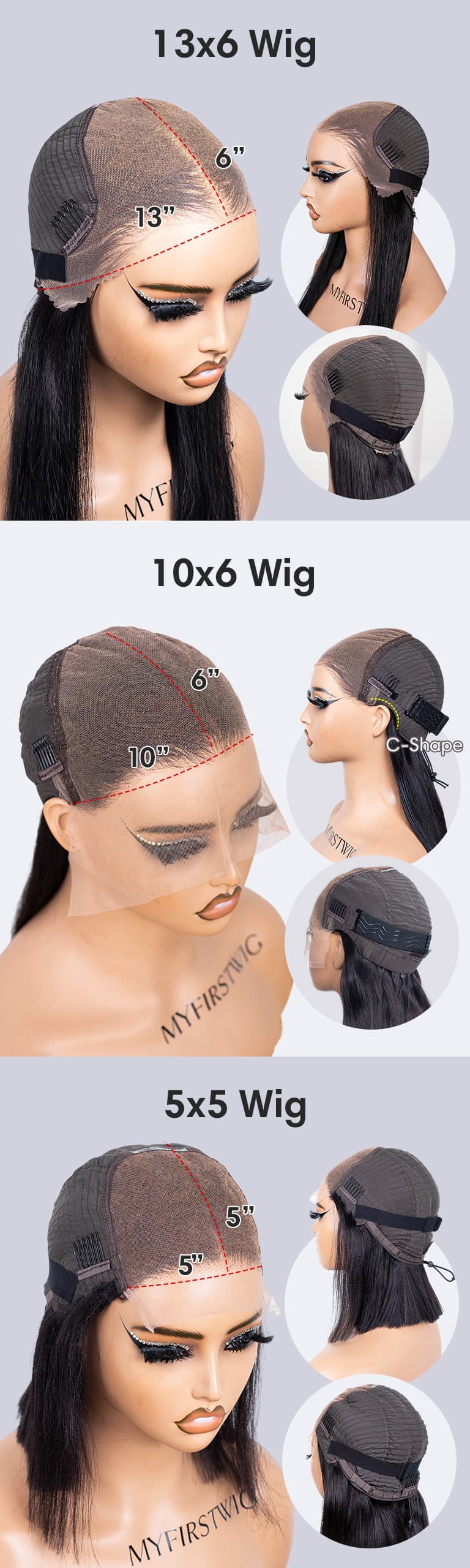ASPECIALUNIT - Malaysian Hair Brown Highlight Glam Wavy Glueless Lace ...